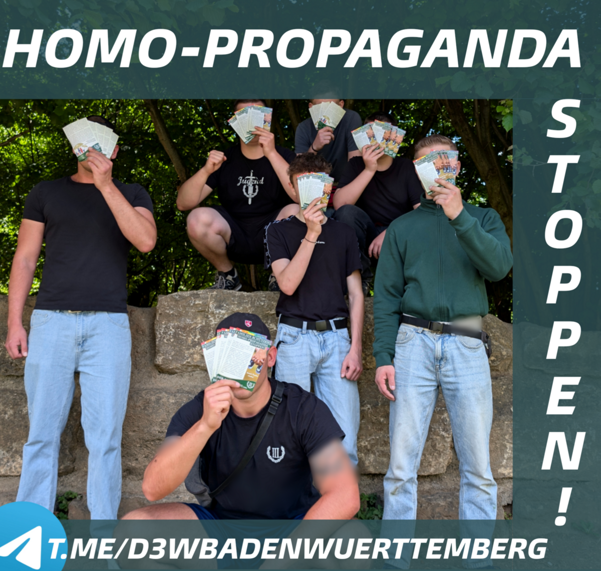 Homo-Propaganda stoppen! - Flugblattverteilung in Göppingen - Nationale ...